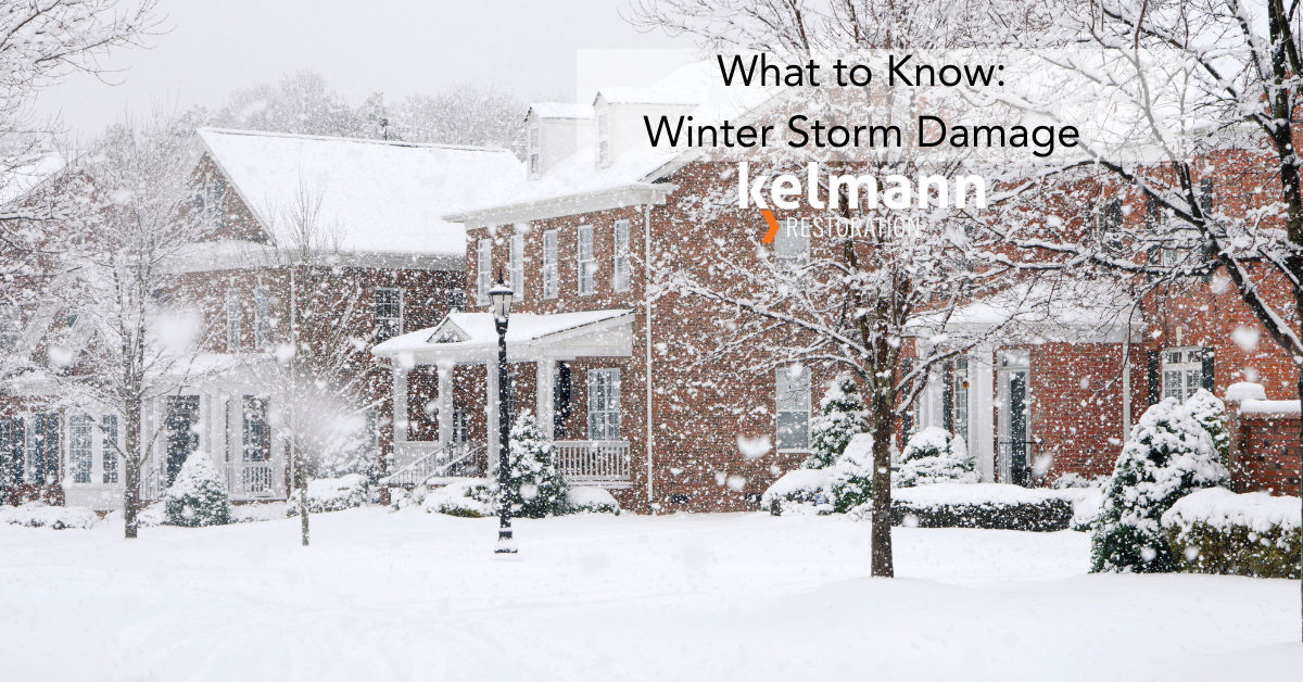 Winter Storm Damage Tips in Milwaukee | Kelmann Restoration
